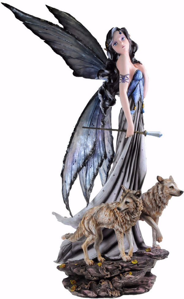 Fairy with Wolves - DragonSpace Gift Shop