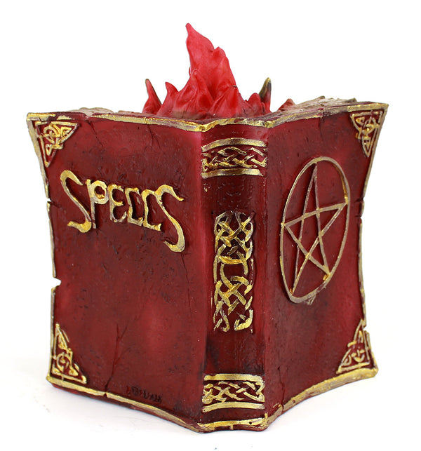 Flaming Dragon Spellbook LED - DragonSpace Gift Shop